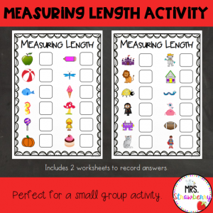 Measuring Length Activity - Mrs. Strawberry - Measurement Practice