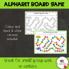 Alphabet Board Game - Mrs. Strawberry Excellent Alphabet Review