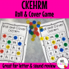 Roll and Cover Letters CKEHRM Game - Mrs. Strawberry