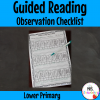 Guided Reading Observation Checklist Lower Primary - Mrs. Strawberry