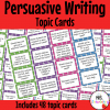 Persuasive Writing Topic Cards - Mrs. Strawberry - Writing Prompts