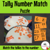 Tally Number Match Puzzle - Mrs. Strawberry