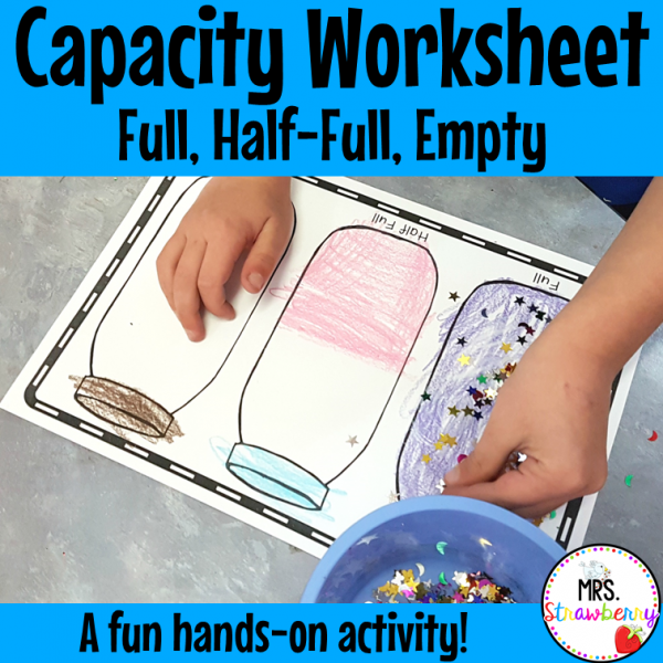 Measuring Capacity Assessment {Informal Units} - Mrs. Strawberry Measuring Capacity Assessment {Informal Units} - Mrs. Strawberry