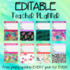 Teacher Planner Editable - Mrs. Strawberry