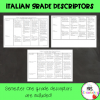 Australian Curriculum Reporting Grade Descriptors Italian BUNDLE - Mrs ...