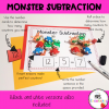 Monster Subtraction Activity - Mrs. Strawberry - Mathematics Practice