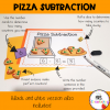 Pizza Subtraction Activity - Mrs. Strawberry - Math Practice