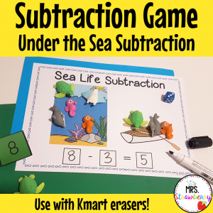 Under the Sea Subtraction Activity - Mrs. Strawberry