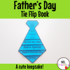 Fathers Day Tie Flip Book - Mrs. Strawberry