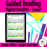 Digital Guided Reading Checklist Lower Primary For Google Slides - Mrs ...