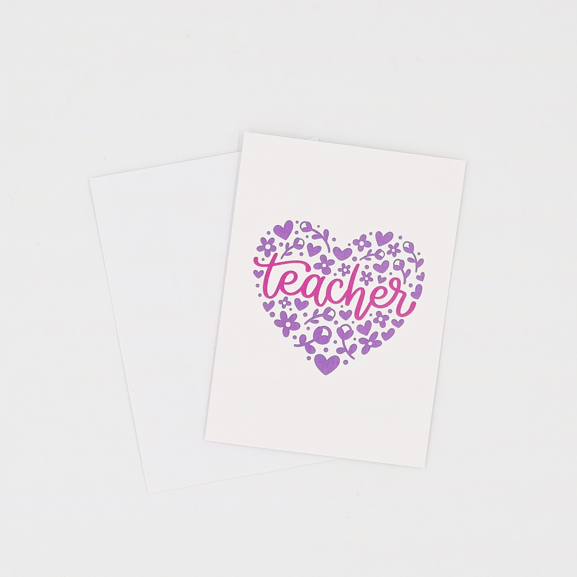 Teacher Thank You Card Teacher Heart Mrs Strawberry Teacher Thank You Card Teacher Heart Mrs Strawberry